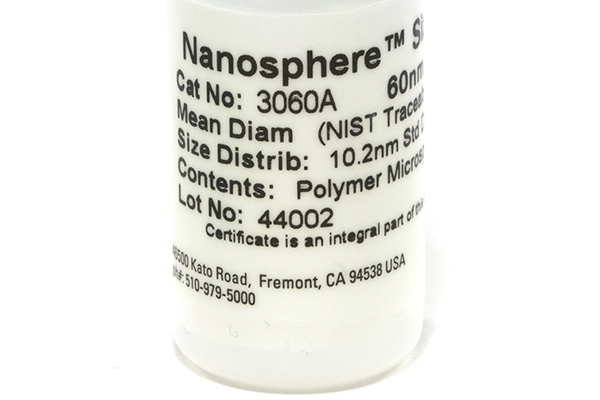 900nm/15ml NANOSPHERE SIZE STANDARD.
